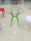 Rectangular white table/plastic table/modern table/glass table/Leisure table/Recreational table/discuss table
